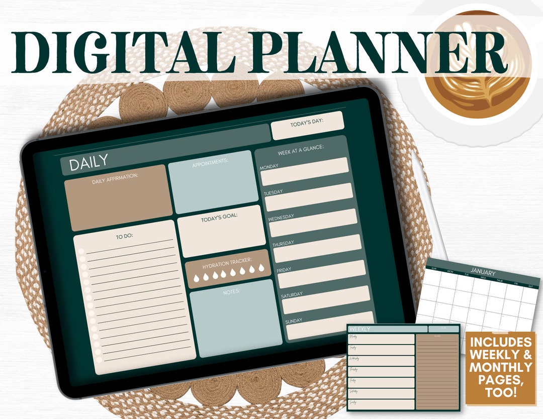 2022 Digital Planner Digital Planner for Ipad, Digital Planner Inserts ...