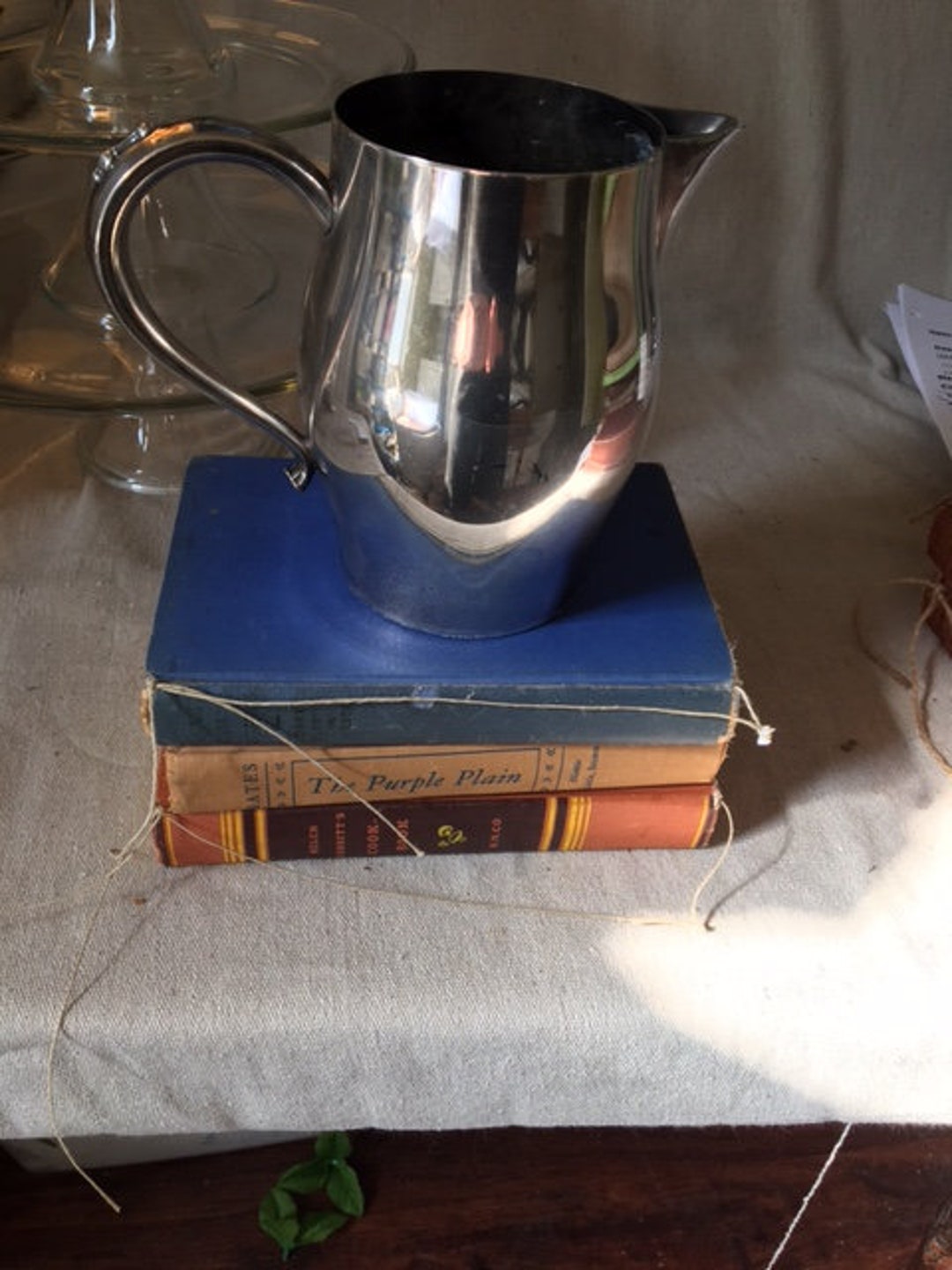 Vintage Silver Plate Pitcher - Etsy