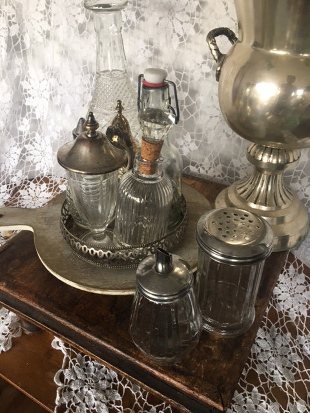 Mid Century Condiment Set (9 Pieces) - Etsy