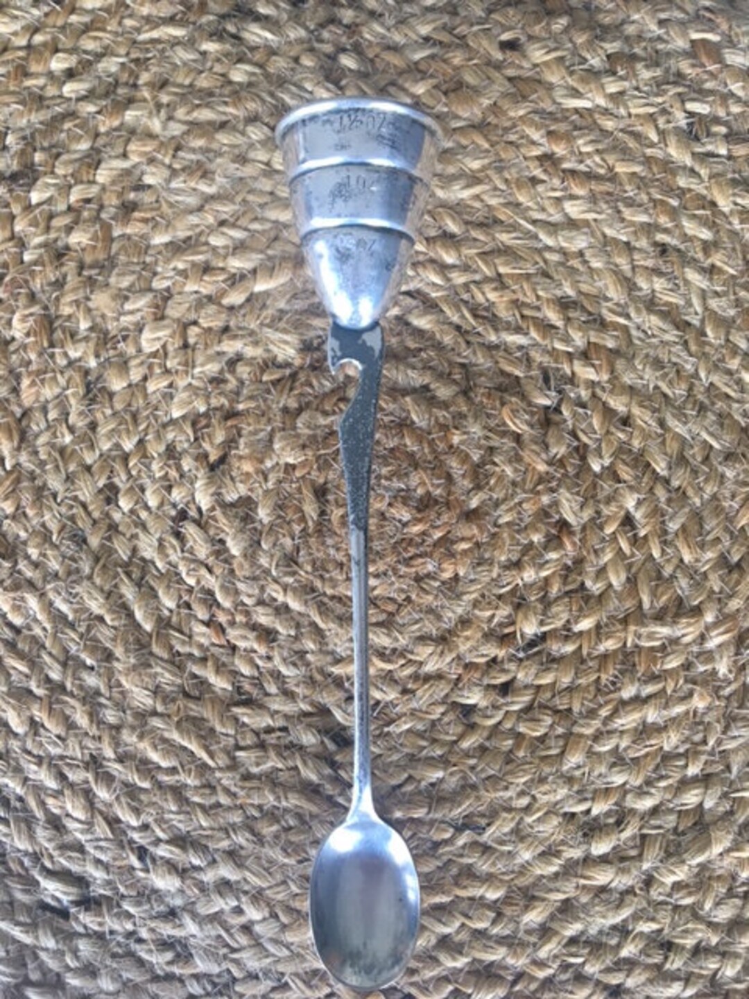 Vintage Mid Century Silver Plate Cocktail Jigger - Etsy