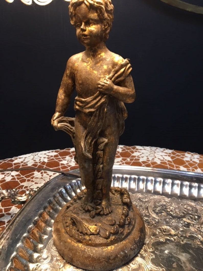 Mid Century Modern Cherub Lamp - Etsy