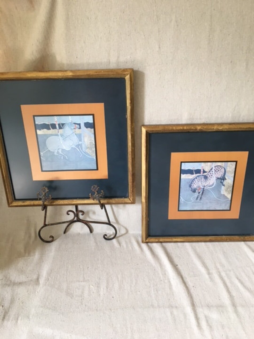 Ming Horses Print Pair Framed - Etsy