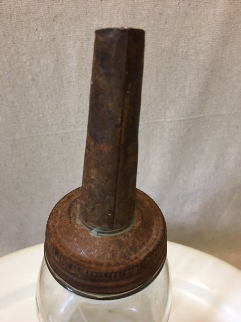 Vintage Primitive Oil Jar - Etsy