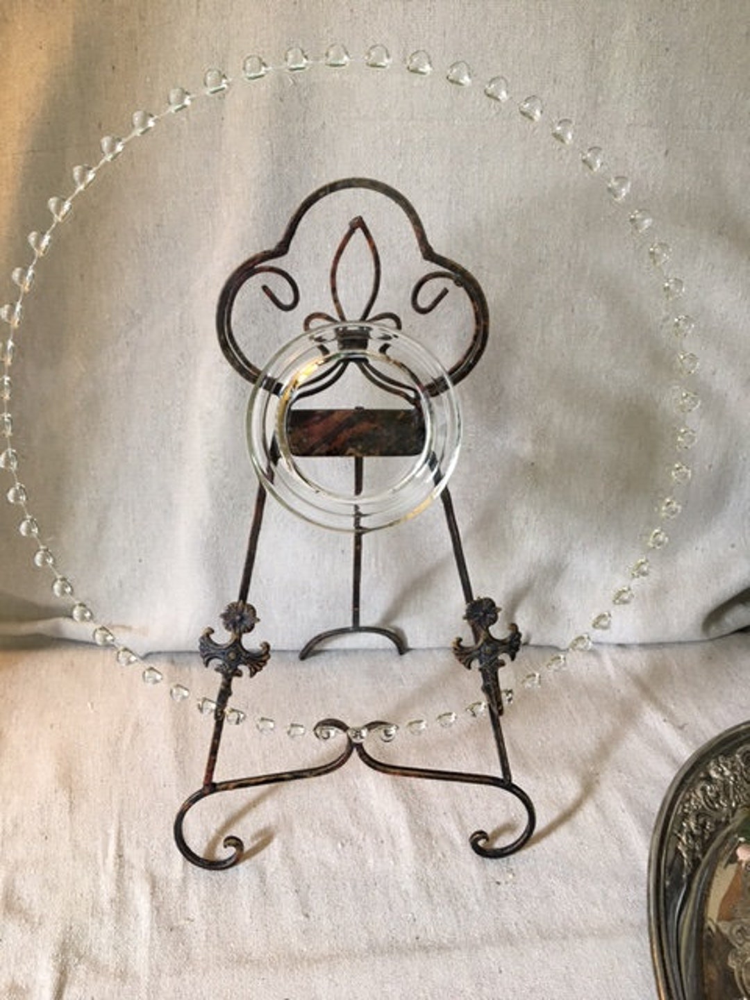 Mid Century Modern Large Candlewick Serving Plate - Etsy