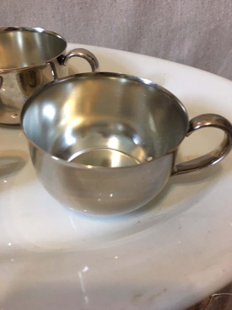 Mid Century Silver Plate Cup (scoop) Set (set of 4) - Etsy