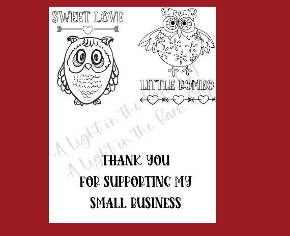 10 Owl Printable Valentines for Classroom Parties - Etsy