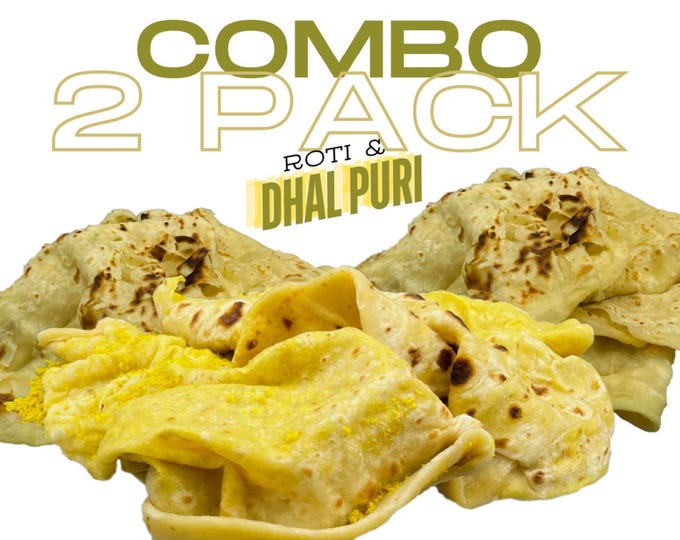 Combo PK Dhal Puri & Roti. Package of 3 Each - Etsy