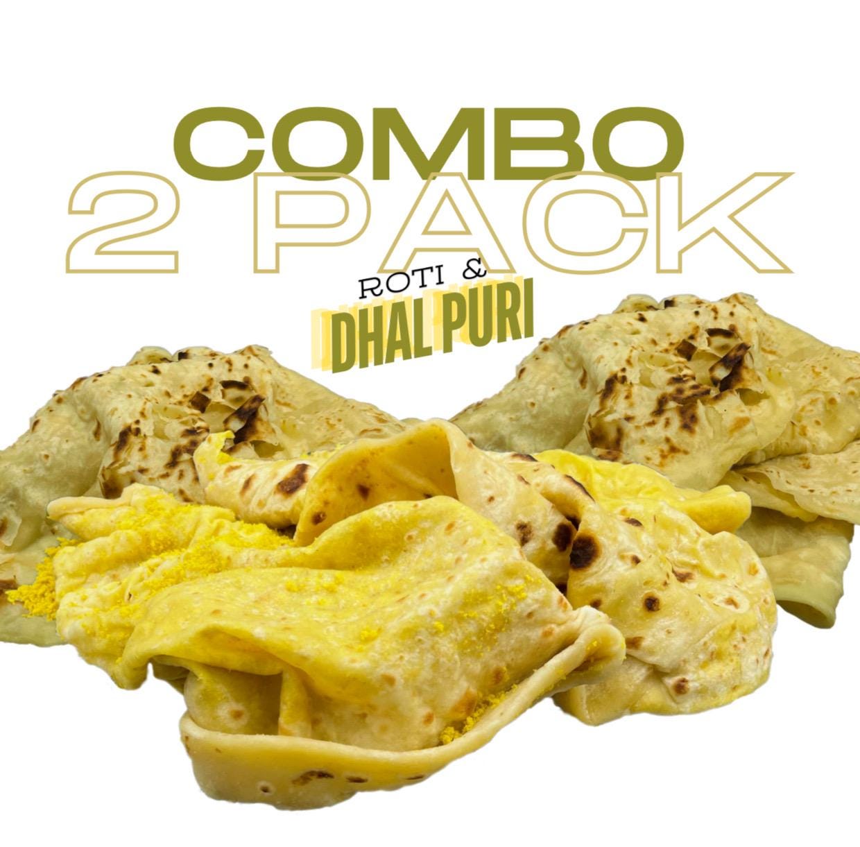 Combo PK Dhal Puri & Roti. Package of 3 Each - Etsy