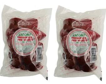 Lat Chiu Preserved Red Mango spicy 12.3 Oz Trinidad & Tobago Snacks - Etsy