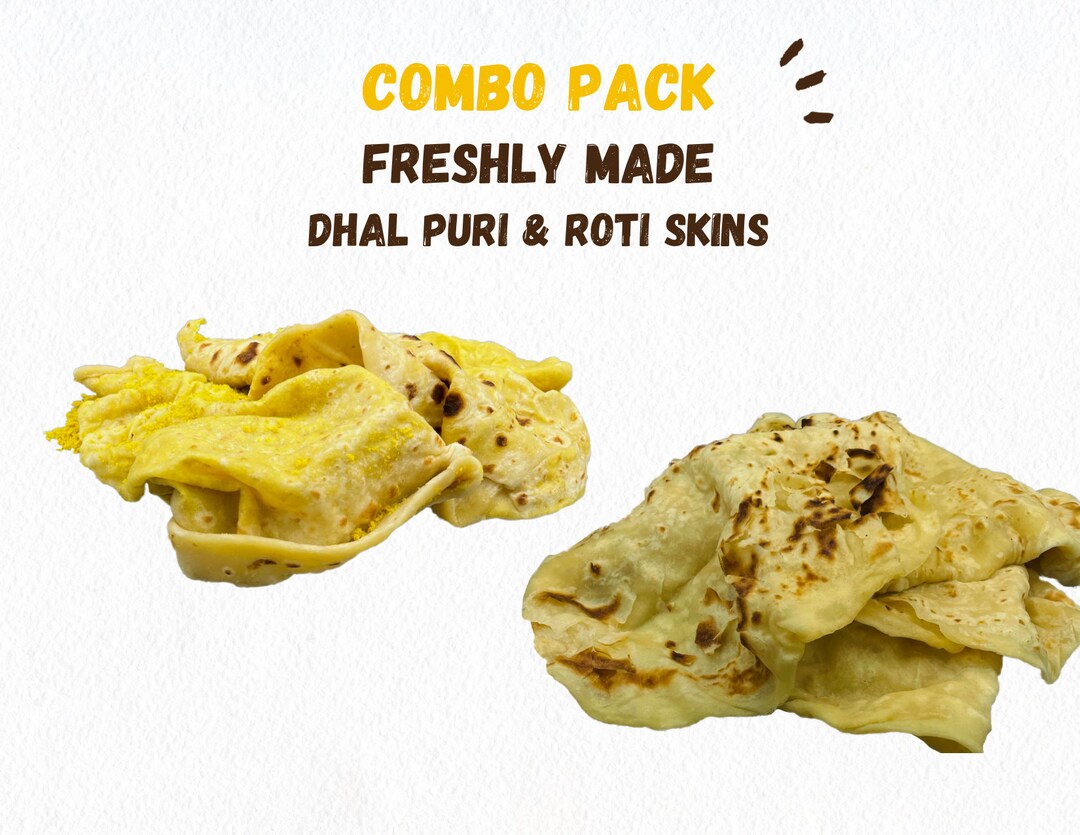Combo PK Dhal Puri & Roti. Package of 3 Each 13.0 Oz - Etsy