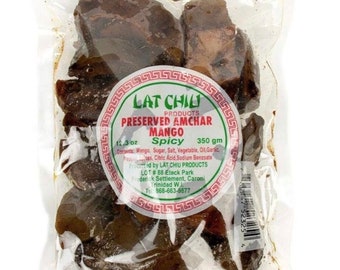 Lat Chiu Preserved Red Mango (spicy) 12.3 Oz Trinidad & Tobago Snacks ...
