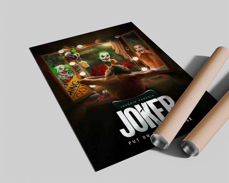 The Joker Movie Wall Art Poster Print Joker Wall Art Poster - Etsy