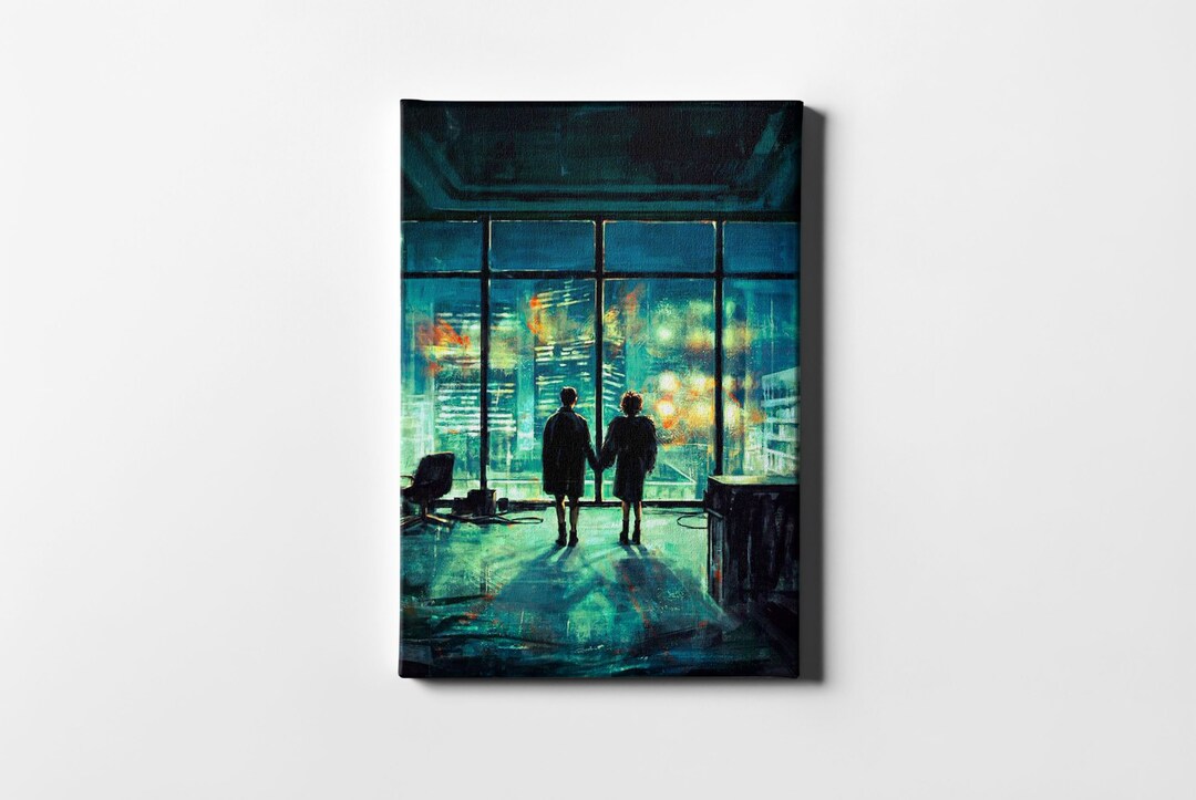 Fight Club Movie Wrapped Canvas and Poster | Premium Quality Poster ...