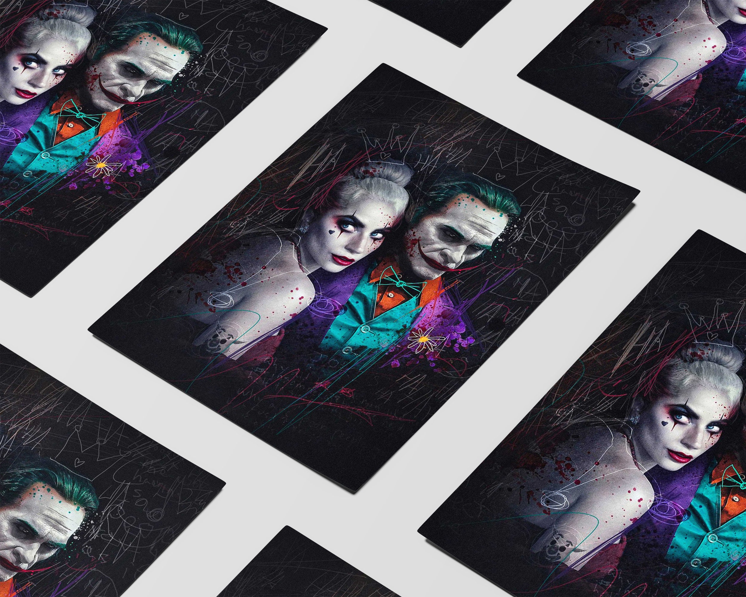 The Joker 2 Movie Wall Art Poster Print, Joker Wall Art Poster ...