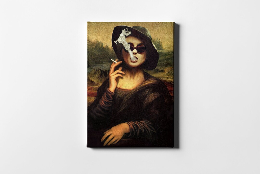 Mona Lisa Fight Club Poster, Marla Singer Wall Art (poster Print) - Etsy