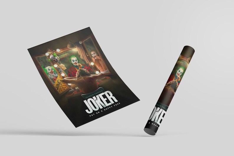 The Joker Movie Wall Art Poster Print, Joker Wall Art Poster Printable ...