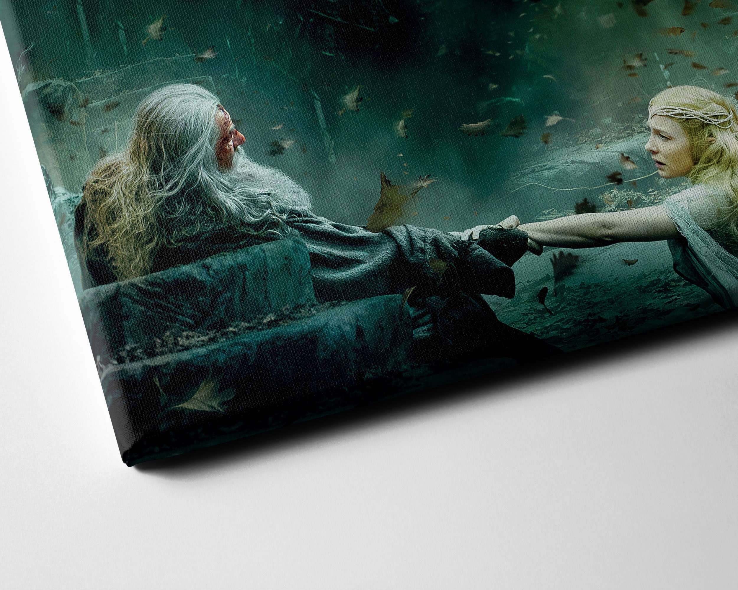 Gandalf & Galadriel Wall Art Poster Print, Middle Earth Art, Birthday ...