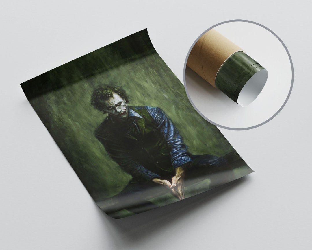 Joker Poster, Joker Wall Art Poster Printable, Joker Poster Gift ...