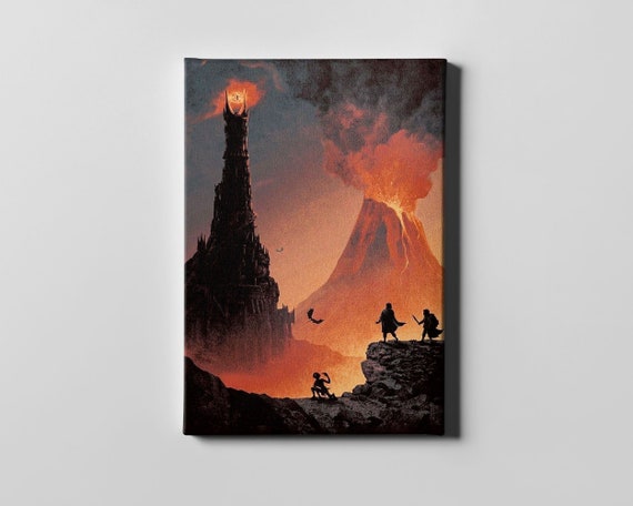 Lord of the Rings Mordor Wall Art Poster Prints Hobbit in - Etsy