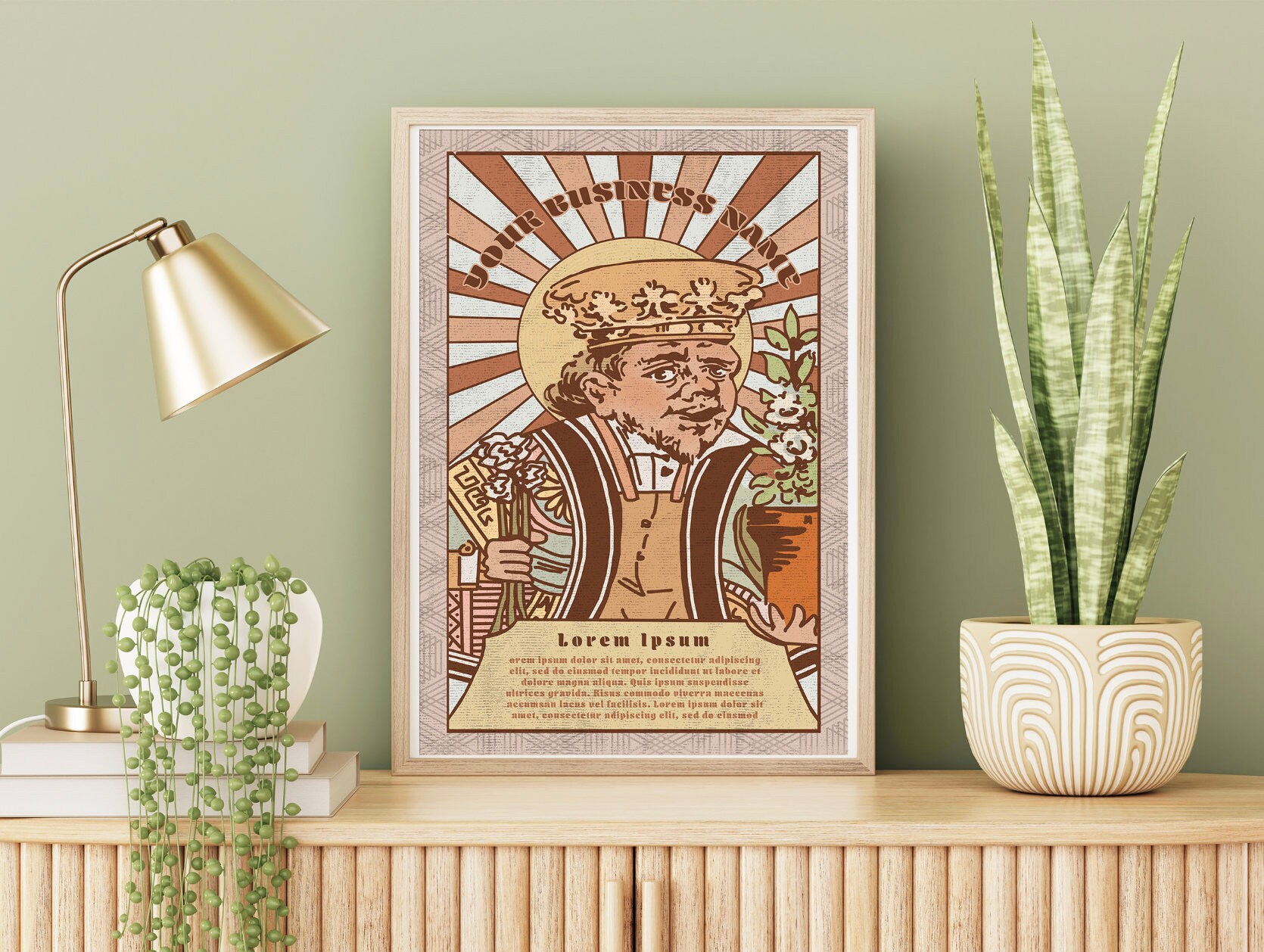 11x17 King Poster Template Boho Flyer Editable Files Boho Business ...