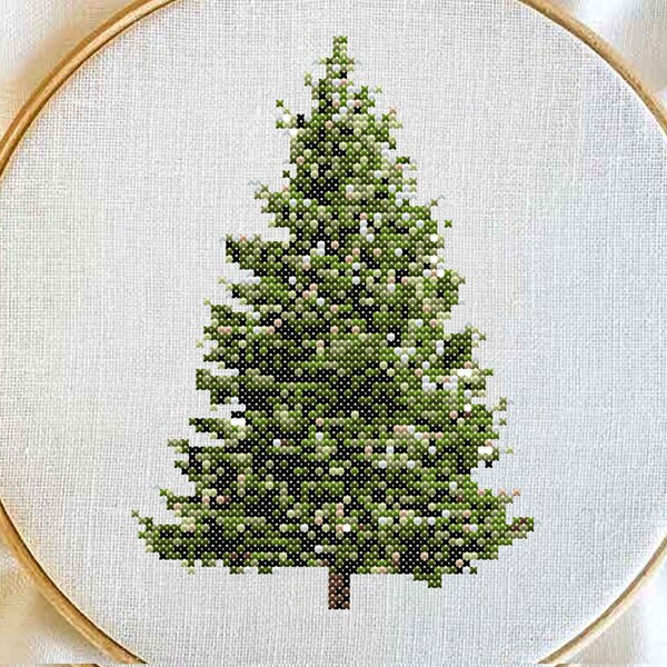 Cross Stitch Tree - Etsy