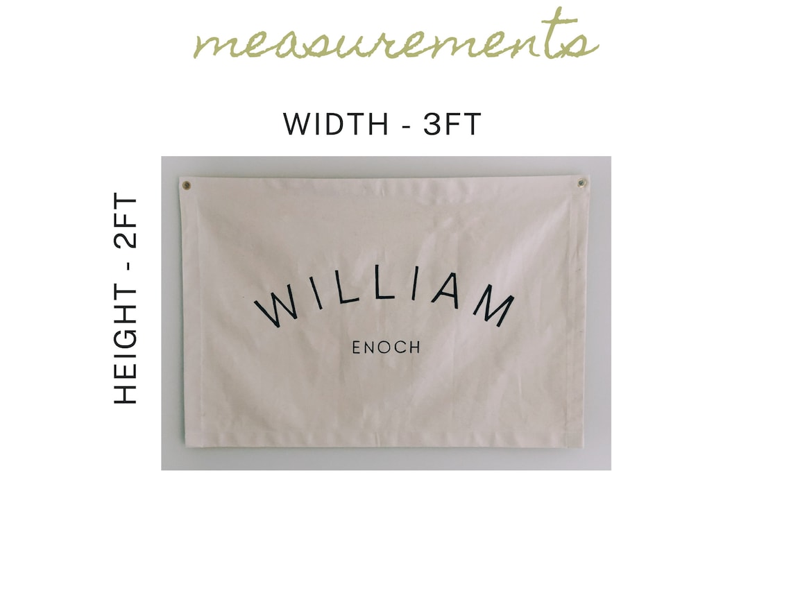 Custom Canvas Flag Banner - Etsy
