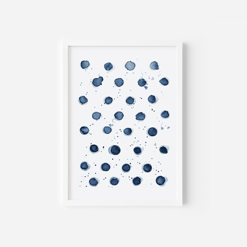 Polka Dots Art - Etsy