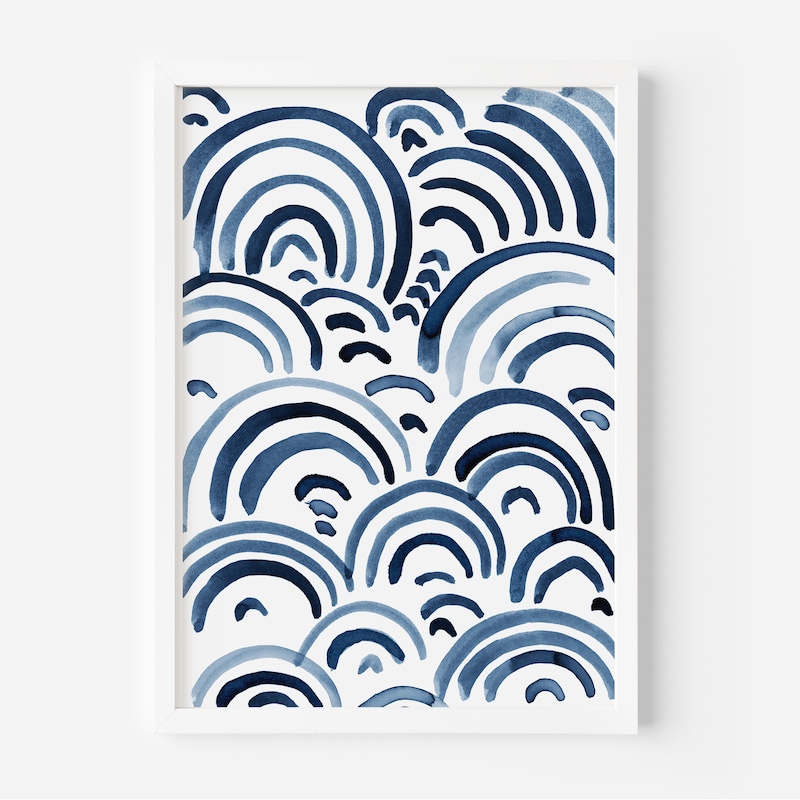 Modern Indigo - Etsy