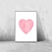 Pink Heart Print Set of 3 Prints Love Printable Wall Art - Etsy
