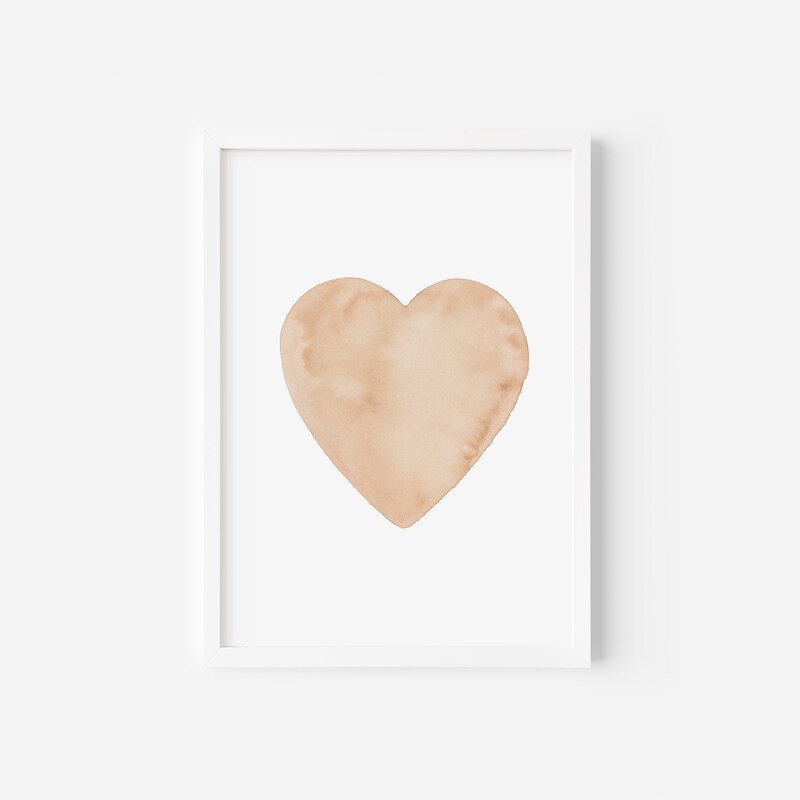 Heart Print - Etsy