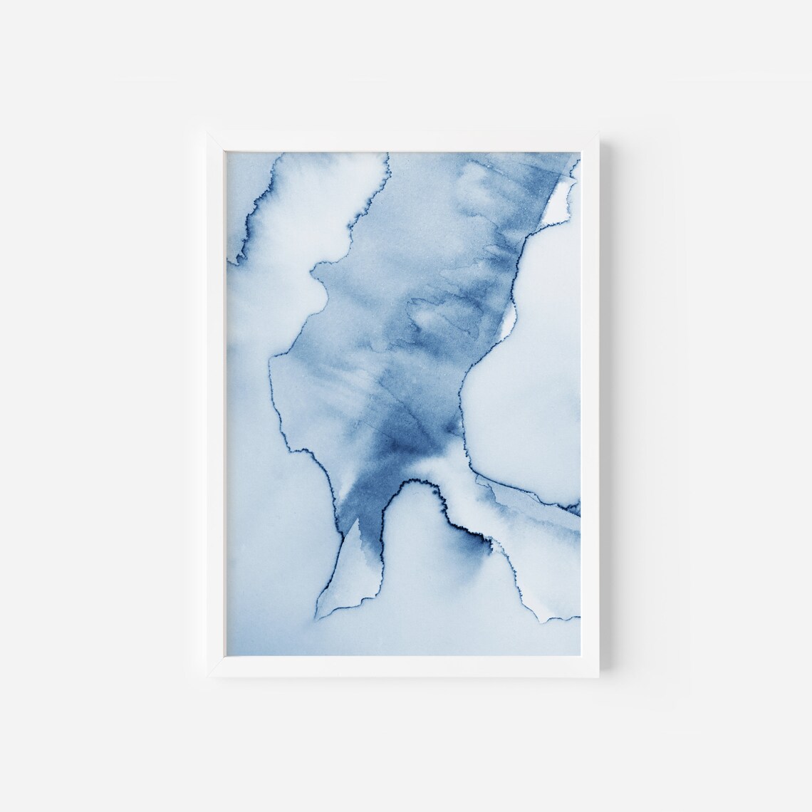 Light Blue Abstract Painting Blue Wall Art Decor PRINTABLE Art - Etsy