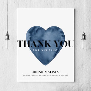 Navy Blue Watercolor Quote Printable Watercolor Quotes Wall - Etsy