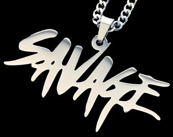 21 Savage Necklace - Etsy