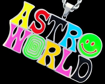Astroworld Chain Polished Stainless Steel Travis Scott Cactus | Etsy