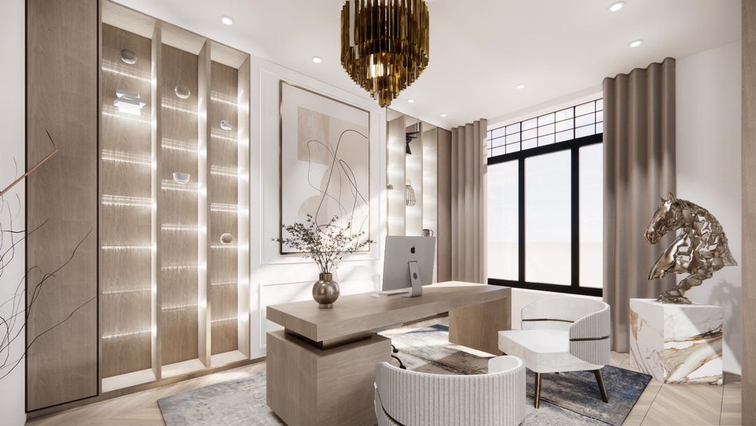 Custom Office Design Rendering - Etsy