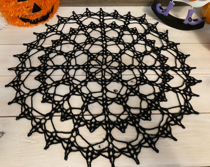 Handmade Spider Web Doily - Halloween Centerpiece - Etsy