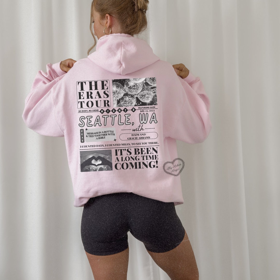 Seattle Night 2 Hoodie | Tour | Female Rage | Merch | Eras | Mirrorball ...