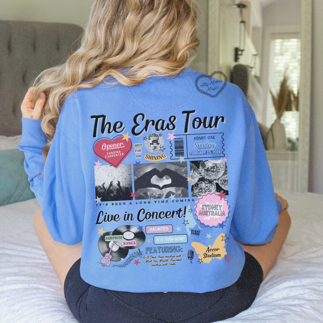 Sydney Night 3 Retro Pullover | Comfort Colors | Tour | Female Rage ...