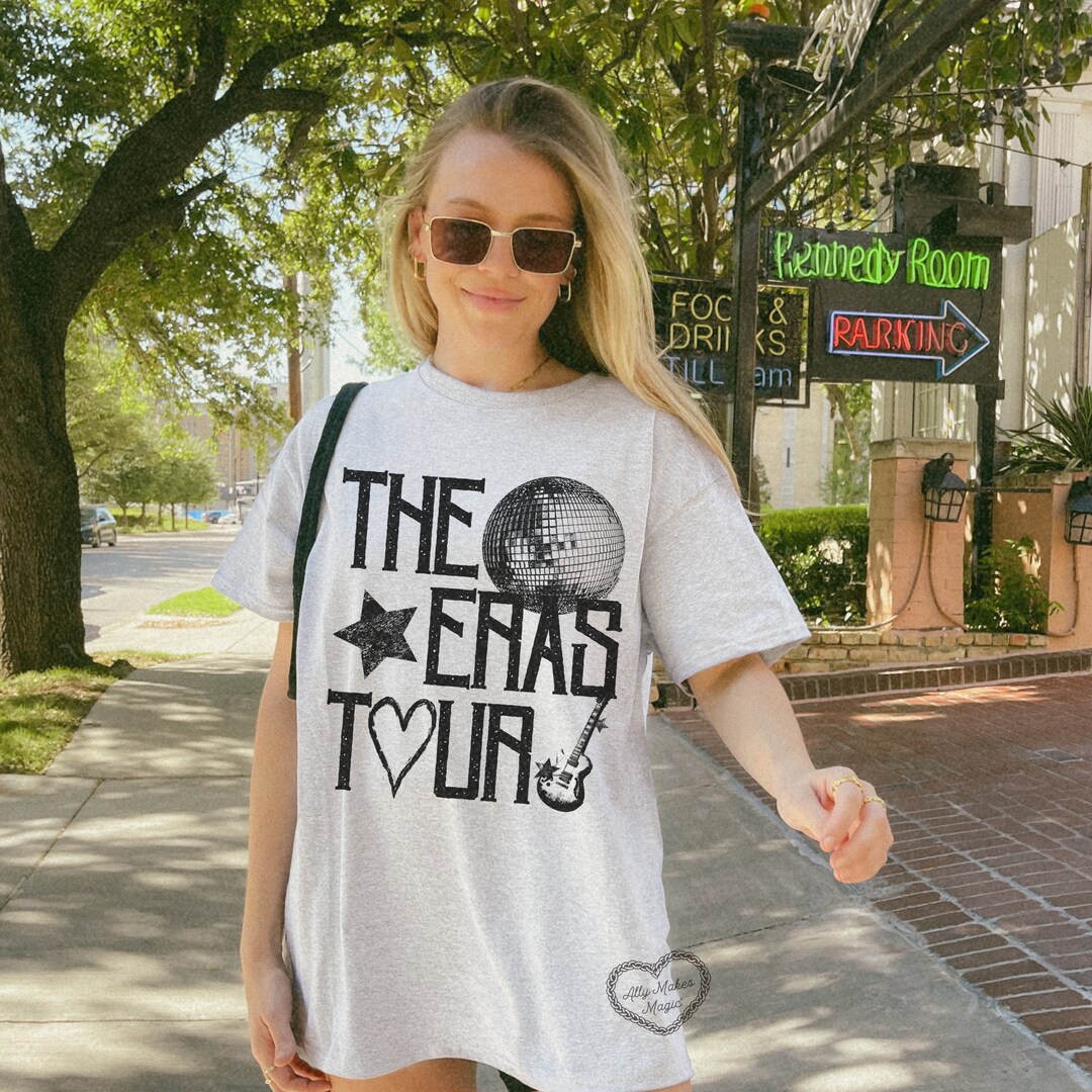 The Grunge Tour Tee | Vintage Aesthetic | Guitar | Eras | Tote Bag ...