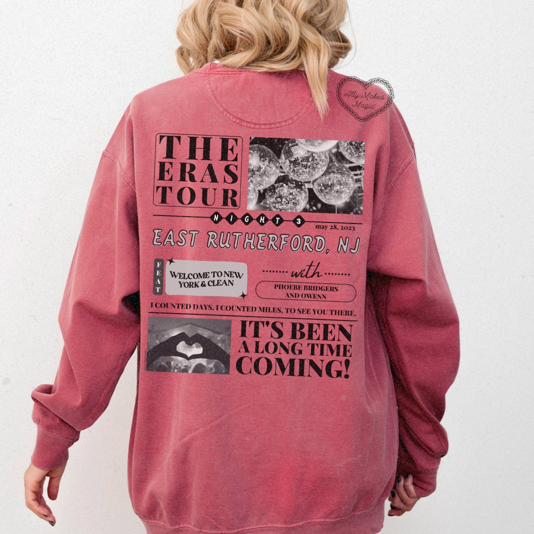 East Rutherford Night 3 Pullover Comfort Colors Tour Female Rage Merch ...