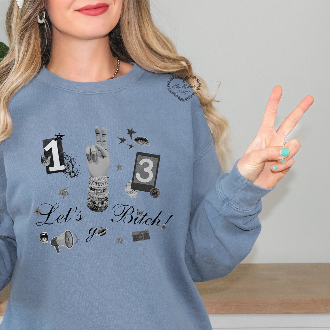 123 Lgb Pullover Photo Collage Retro Y2k Rep Reputation Let's Go Eras ...