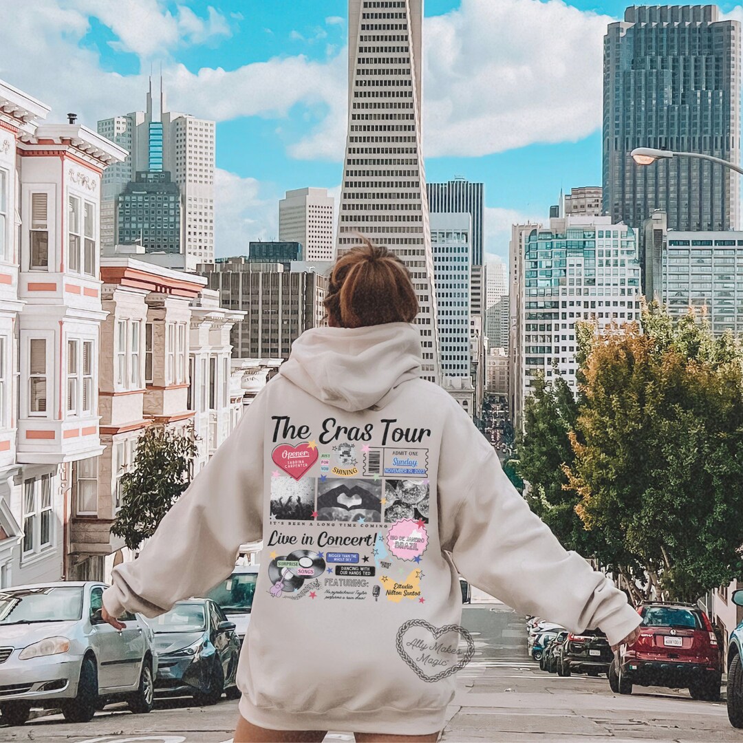 Rio De Janeiro Night 2 Retro Hoodie | Tour | Female Rage | Merch | Eras ...