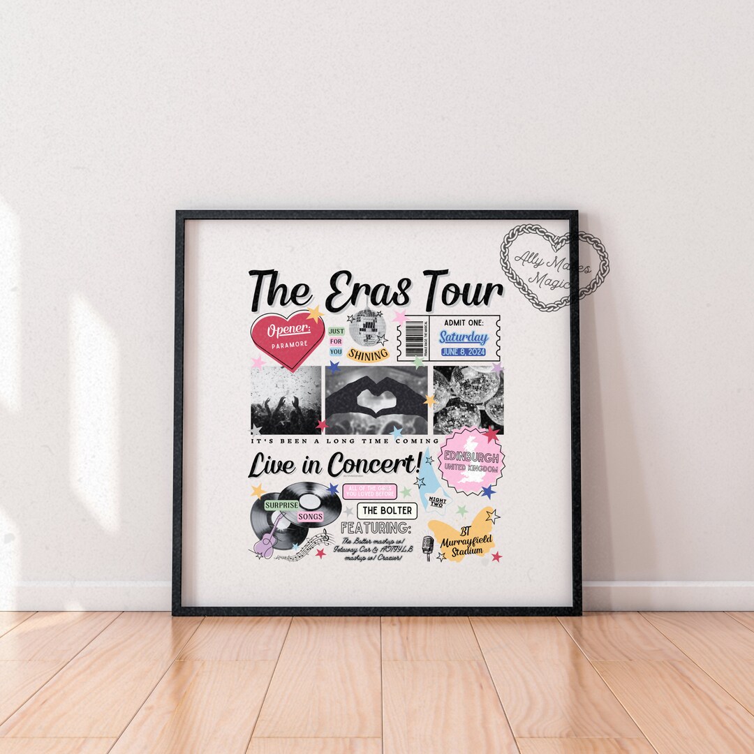 Edinburgh Night 2 Poster | Edinburgh Uk Eras | Tortured Poets | Ttpd ...