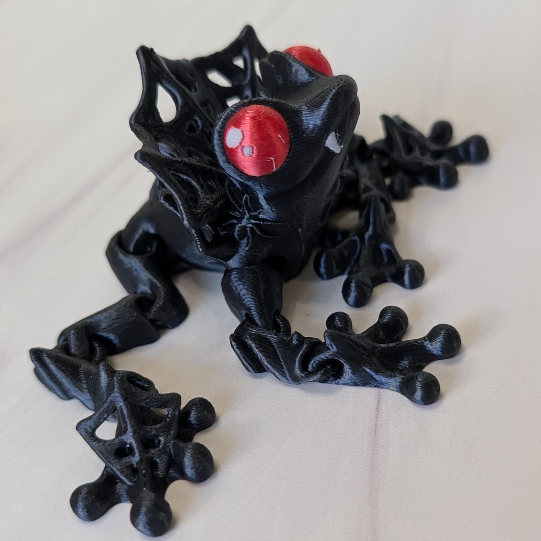 Vampire Frog for Halloween | 3d Printed Articulating Fidget Toy - Etsy