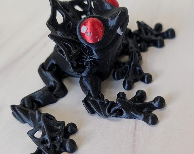 Vampire Frog for Halloween | 3d Printed Articulating Fidget Toy - Etsy