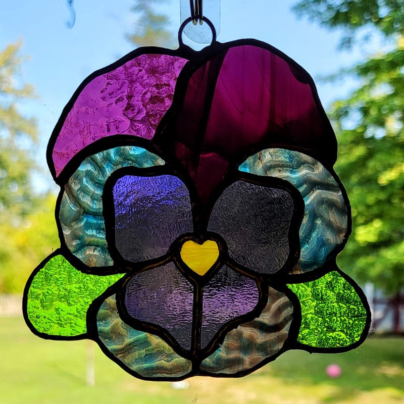 Pansy Ornament - Etsy