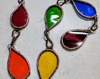 Stained Glass Teardrop Pattern - Etsy