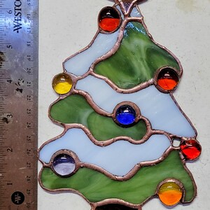 Christmas Tree - Stained Glass Suncatcher - Etsy