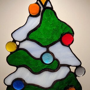 Christmas Tree - Stained Glass Suncatcher - Etsy