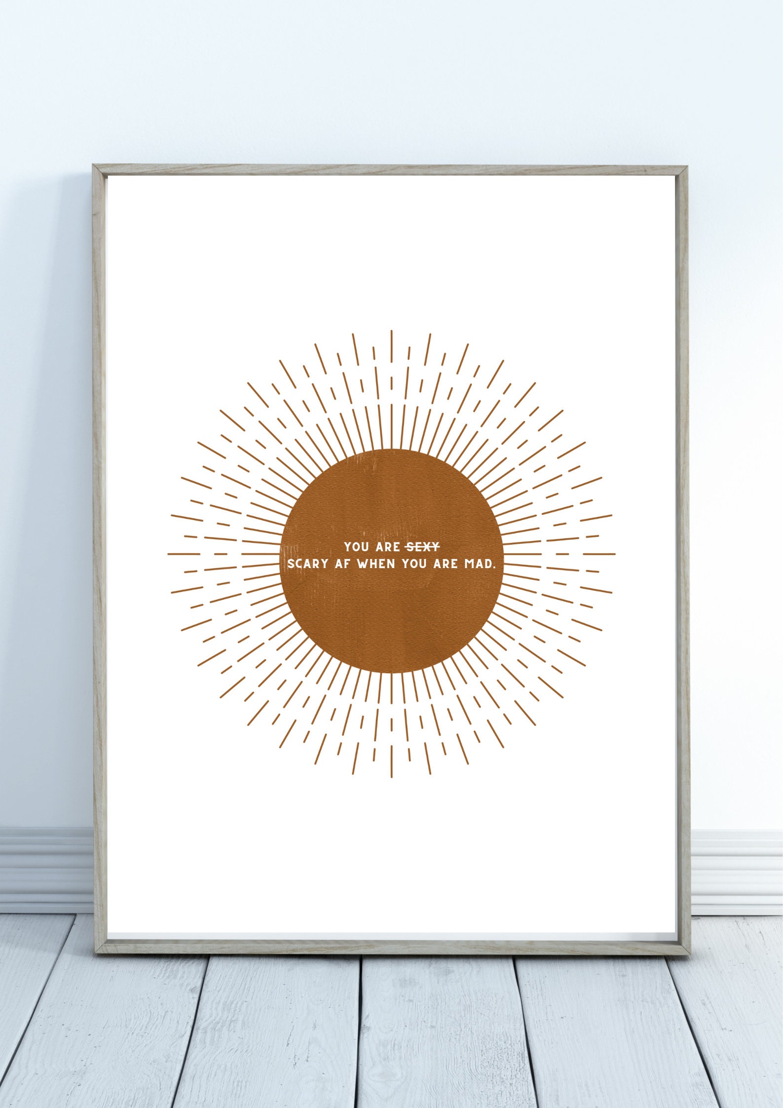 You Are Scary AF Printable Poster Digital Print Wall Decor Art College ...